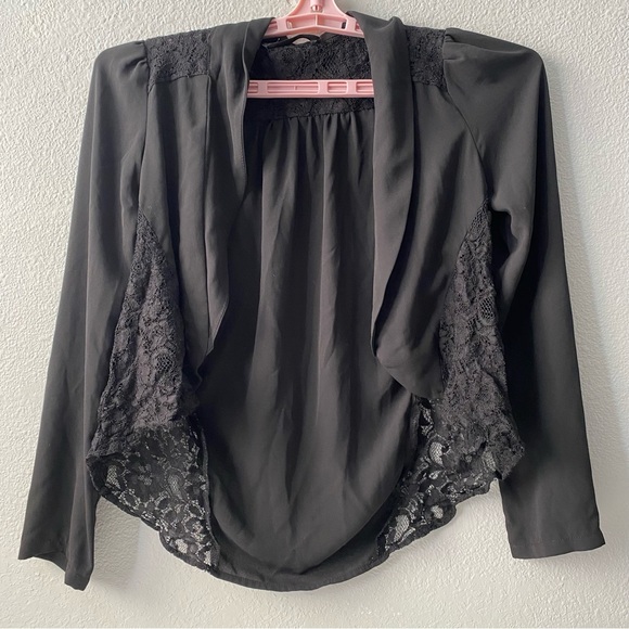 Potter's Pot | Jackets & Coats | Potters Pot Womens Lace Design Black ...